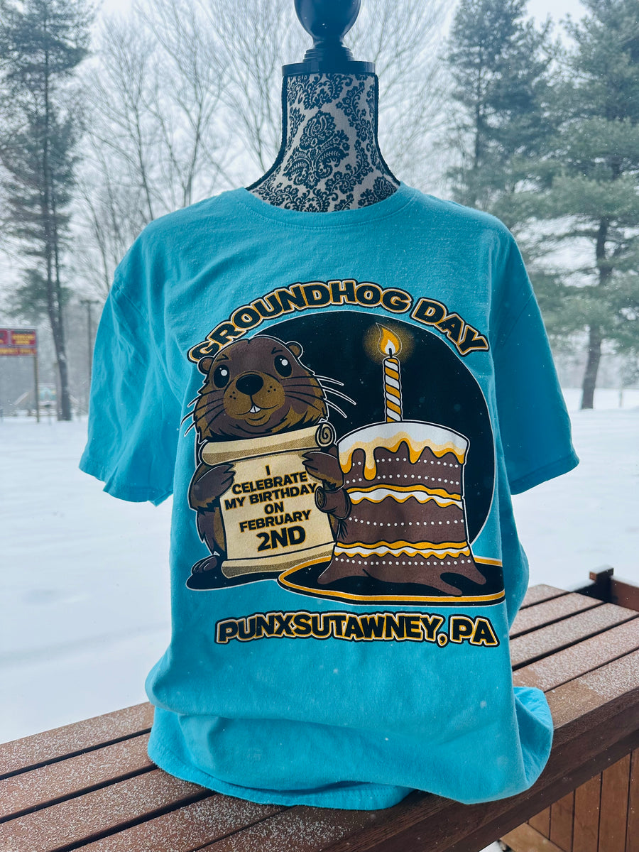 Groundhog Day Birthday Shirt – Punxsutawney Groundhog Club