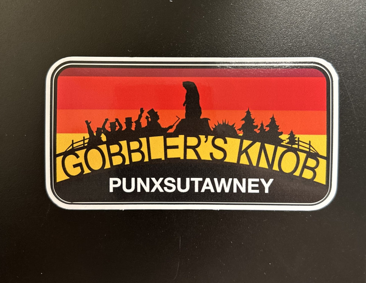 Gobbler's Knob Arch Sticker – Punxsutawney Groundhog Club